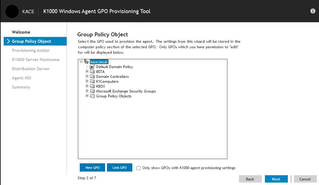 Group Policy Object (GPO) Provisioning Wizard Tool step-by-step (4301013)